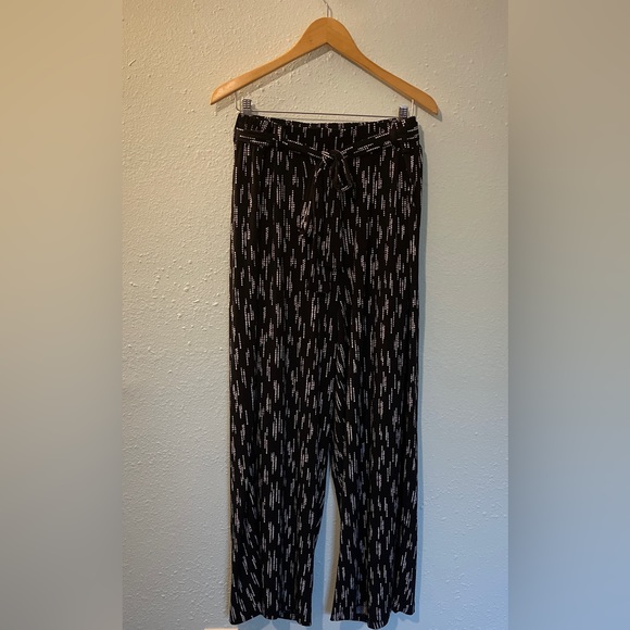 torrid | Pants & Jumpsuits | Torrid Black And White Mixed Print Wide ...